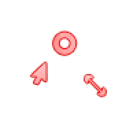 Red Transparency Cursors