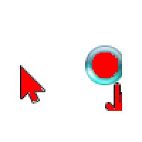 Red Windows 7 Aero Cursors