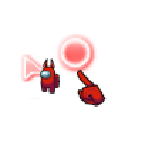 Among Us Red Cursors