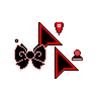 Rgb Multicolor Bows Set! Cursors