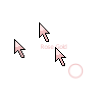 Rose Gold Cursors