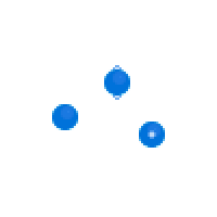 Round, Blue Cursors
