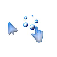 Round Frutiger Aero Inspired Cursors