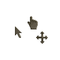 RuneScape Brown Cursors