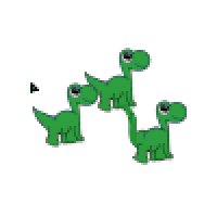 Septiembre TOTM dinosaur Cursors