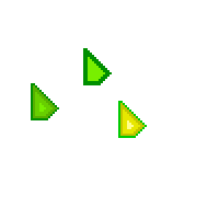 Sharp Green Cursors