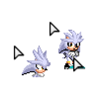 Silver The Hedgehog Cursors