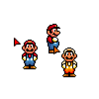 Super Mario Bros. (SNES) Big Mario Cursors