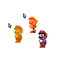 Super Mario World Recolors Cursors