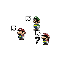 Simple Mario and Luigi Cursors