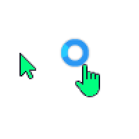 Aero Spring Green Cursors