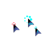 Spining black TWO! Cursors