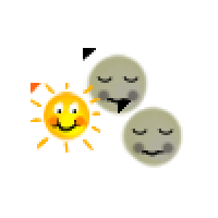 Sun Moon and Stars Cursors