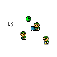 SMAS SMB Small Luigi Cursors