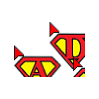 Superman Alphabet Cursors