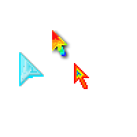 Tailless, Rainbow, and RealWorld Cursors