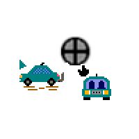 Teal car Cursors