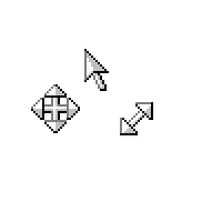 Windows XP White 3D Cursors
