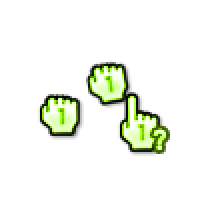 Wii Light Green Cursors