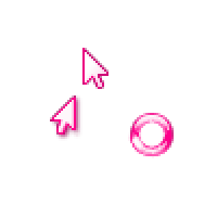 Windows 7 Infernal Pink-Red Edit Cursors