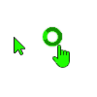 Windows 10 Green Full Colored Cursors