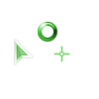 Windows 7 Evo OS Medium Green Edit Cursors