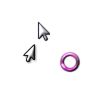 Windows 7 Pink Bezel Cursors