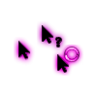 Windows 7 Pink Glowing Cursors