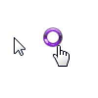Windows 7 purple Cursors