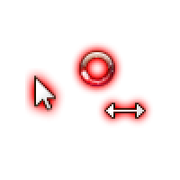 Windows 7 Red Glowing 2 Cursors