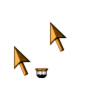 Windows XP 3D Bronze Cursors