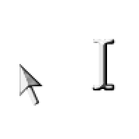 Windows XP 3D White Cursors