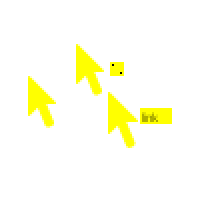 yellow Cursors