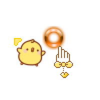 Yellow Kawaii Chicken Cursors