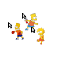 Simpsons family Cursors