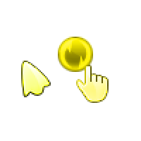 Yellow Axolotl Cursors