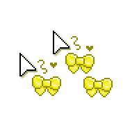 Yellow Bow (Lazo Amarillo) Cursors