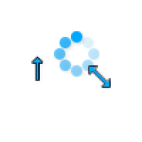 YouTube Style Blue Cursors