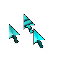 Zinger Bug Glitter and Stripes Cursors